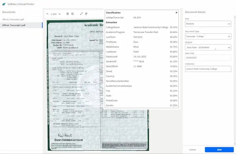 Document Reading | Intelligent Document Processing | Softdocs
